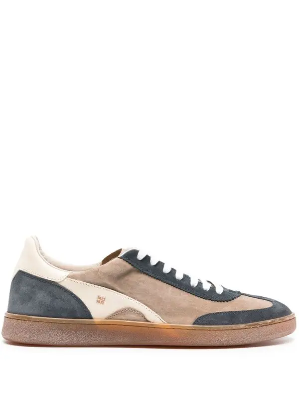 Moma Panelled Suede Sneakers - Brown