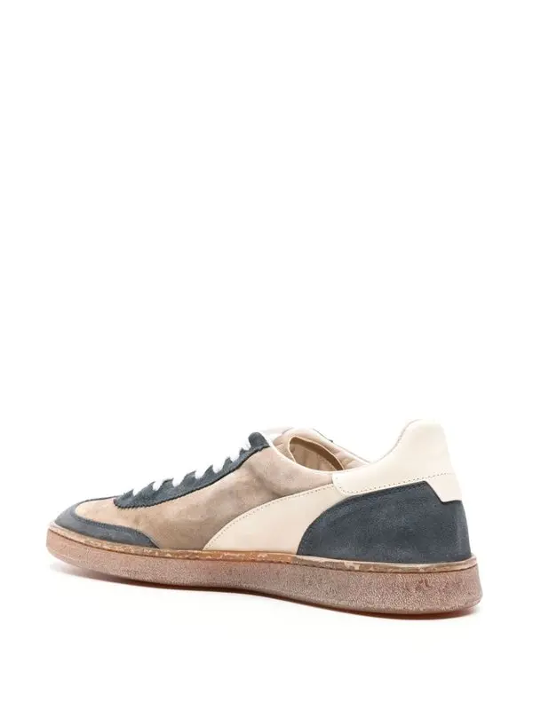 Moma Panelled Suede Sneakers - Brown