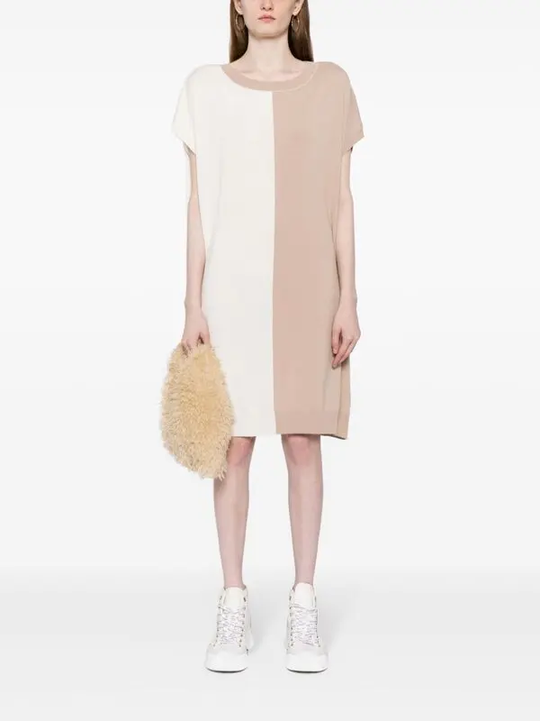 MAISON MARGIELA Two-tone Knit Dress