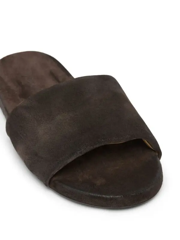 Marsèll Spanciata Suede Flat Sandals - Brown