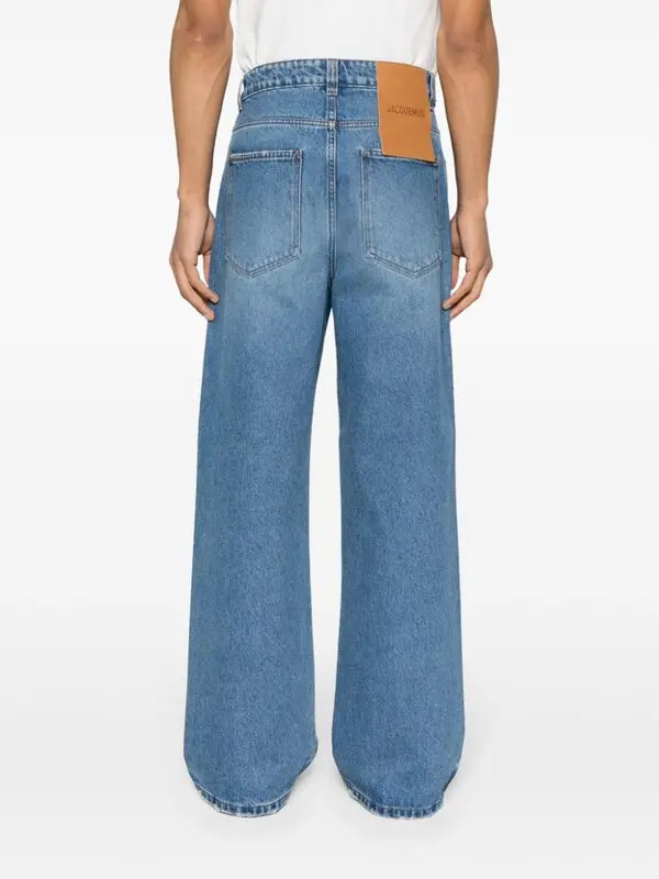 Jacquemus Le De Nîmes Wide-leg Jeans - Blue