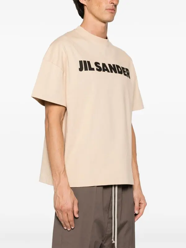 JIL SANDER Logo-print T-shirt - Neutrals