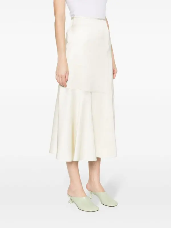 JIL SANDER High-waisted Panelled Midi Skirt