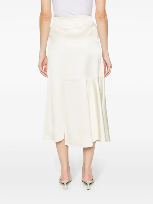 JIL SANDER High-waisted Panelled Midi Skirt