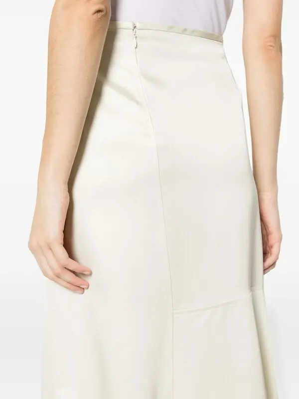 JIL SANDER High-waisted Panelled Midi Skirt