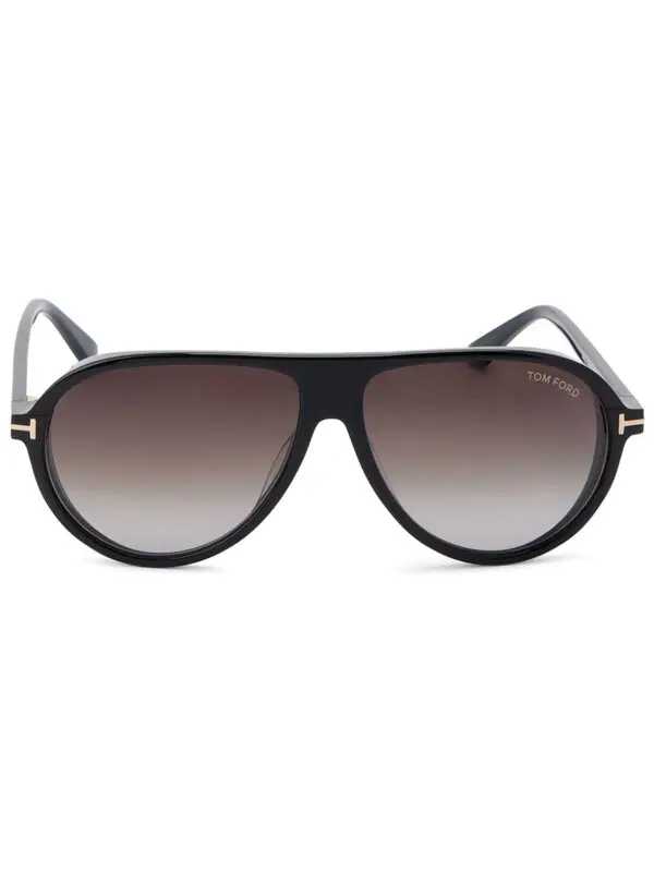 TOM FORD Marcus Pilot-frame Sunglasses - Black