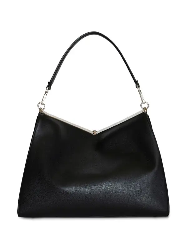 Etro Vela Leather Shoulder Bag - Black