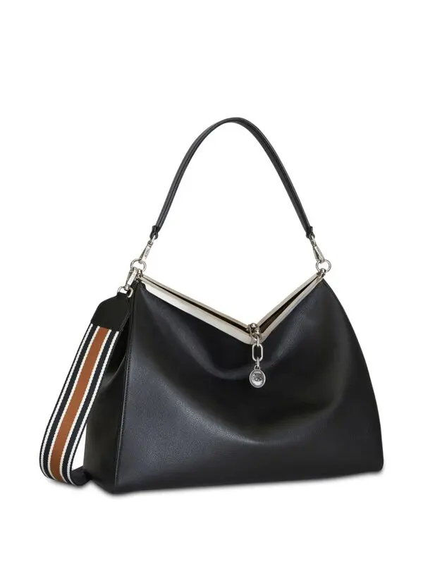 Etro Vela Leather Shoulder Bag - Black