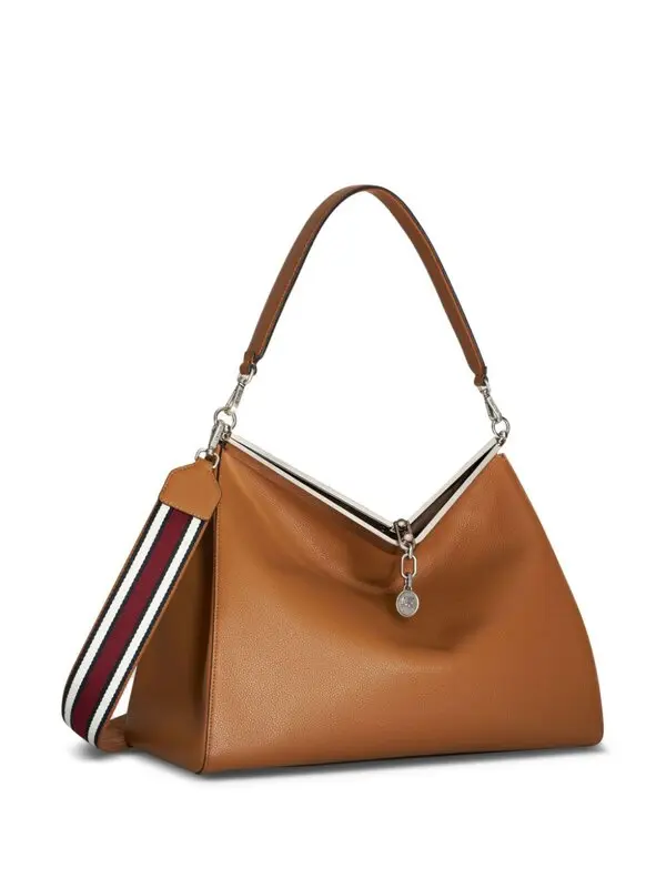 Etro Vela Leather Shoulder Bag - Brown