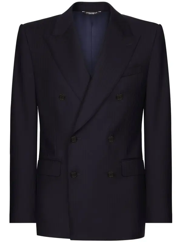 Dolce & Gabbana Double-breasted Wool Blazer