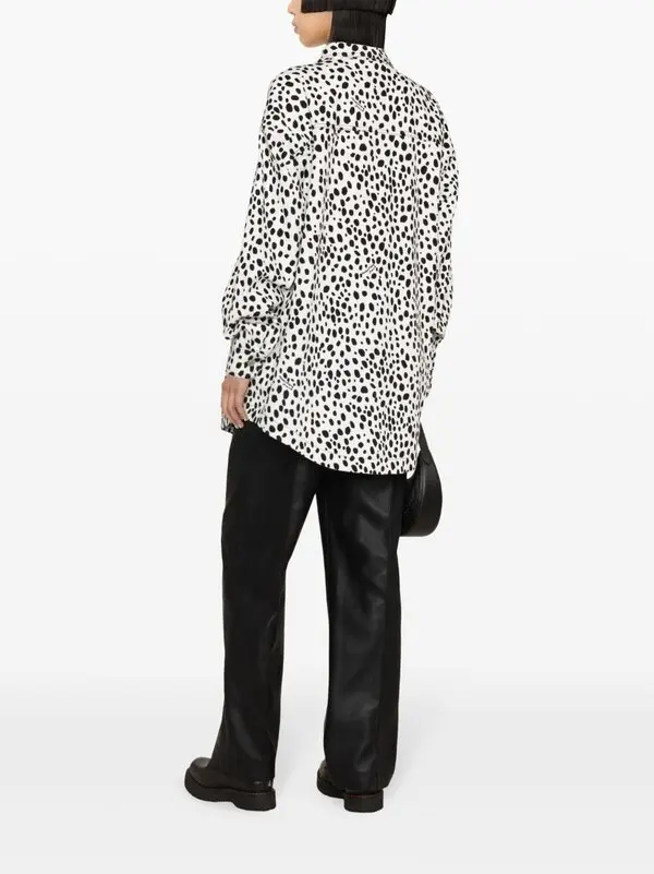 Moschino Dalmatian-print Shirt Jacket