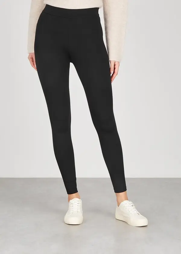Vince Cropped Stretch-jersey Leggings