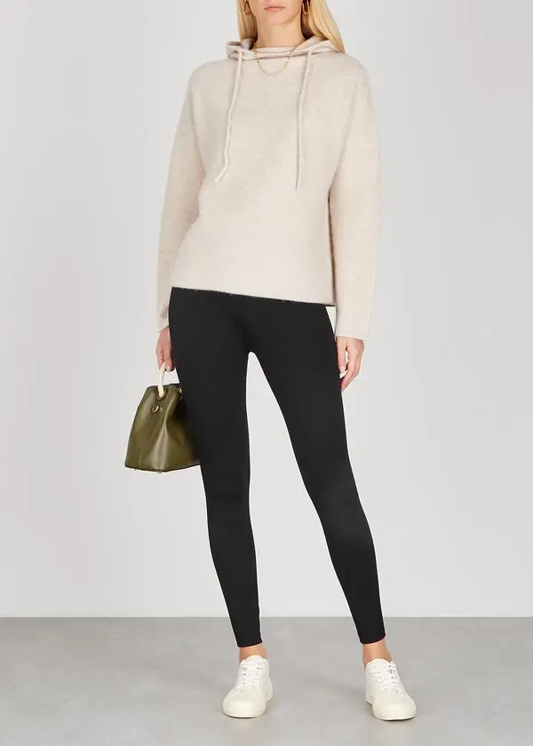 Vince Cropped Stretch-jersey Leggings
