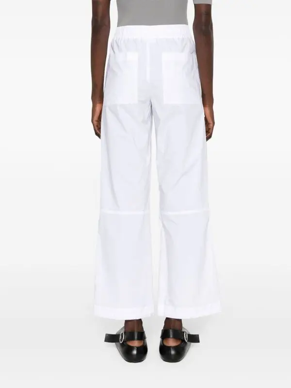 P.a.r.o.s.h Straight-leg Cotton Cargo Trousers - White