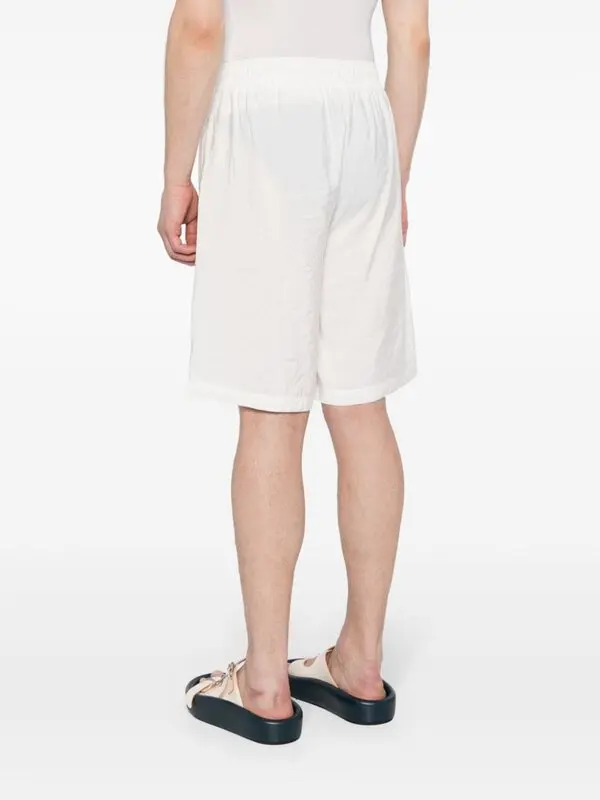 FAMILY FIRST Appliqué Logo Shorts - White