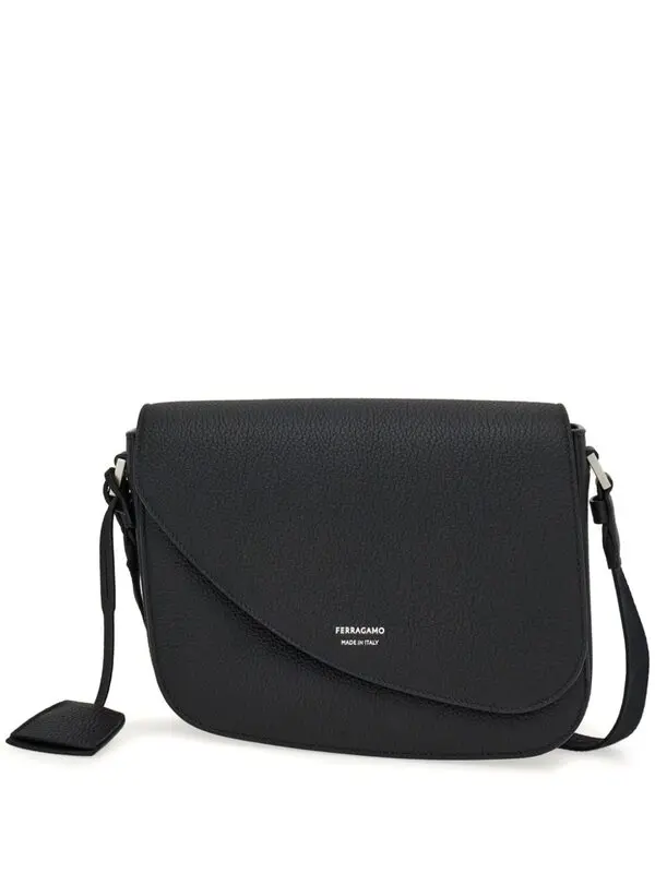 FERRAGAMO Fiamma Cross Body Bag - Black
