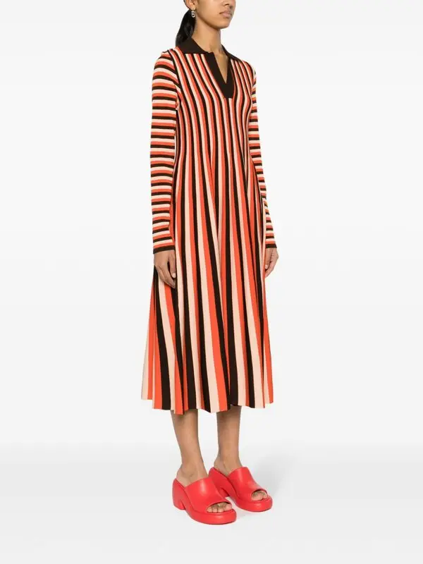 La DoubleJ Plaza Knitted Midi Dress