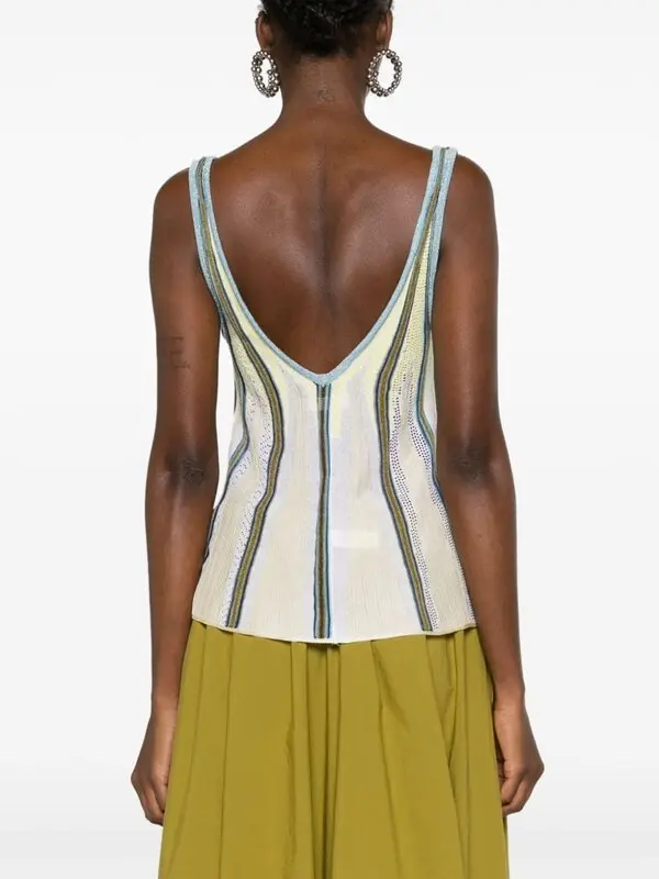 FORTE_FORTE V-neck Knitted Top