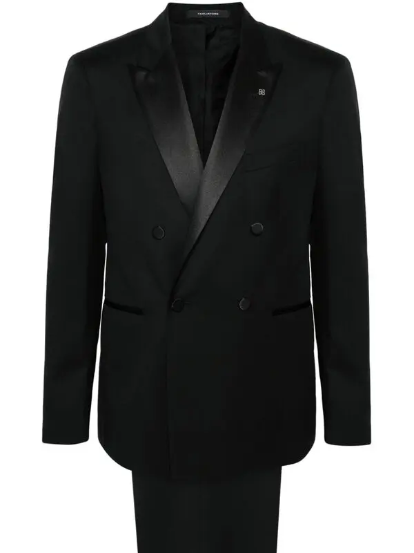 Tagliatore Double-breasted Virgin-wool Suit