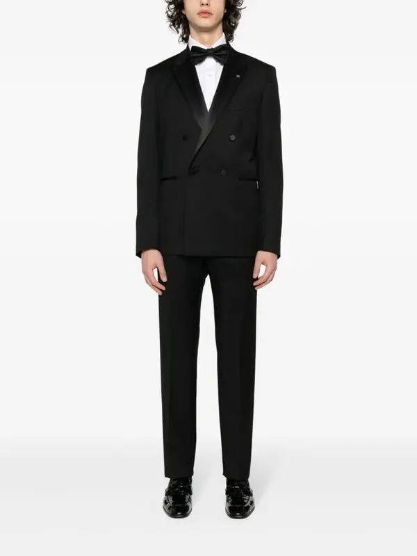 Tagliatore Double-breasted Virgin-wool Suit