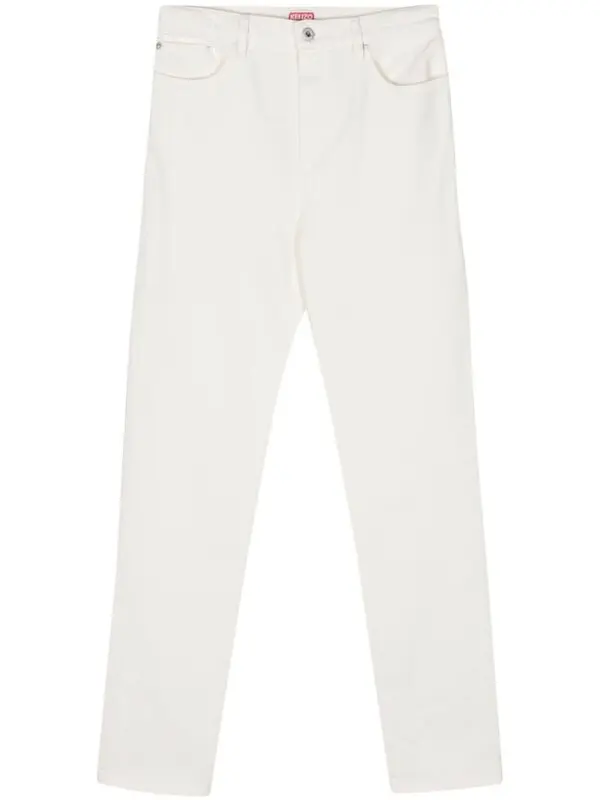 Kenzo Mid-rise Tapered-leg Jeans