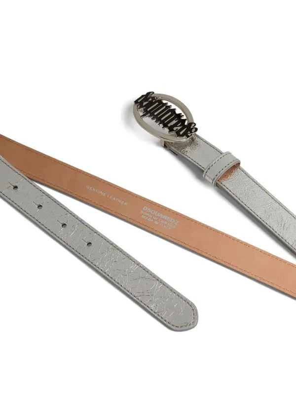 Dsquared2 Logo-buckle Leather Belt