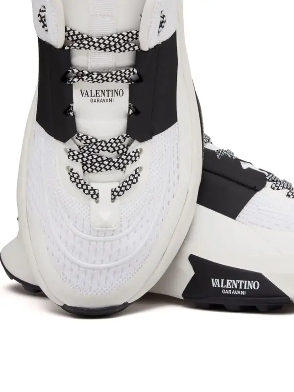 Valentino Garavani True Act Panelled Sneakers - White
