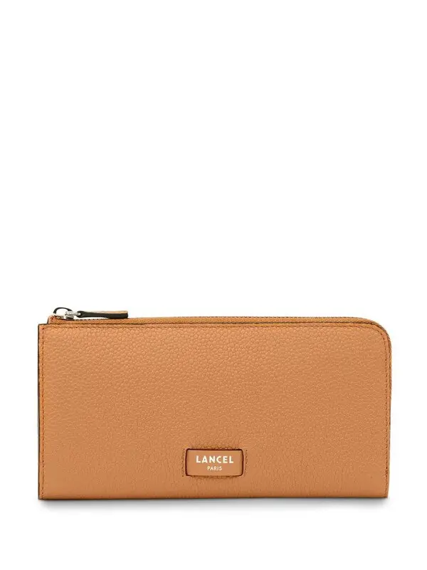 LANCEL Ninon Leather Slim Wallet - Brown