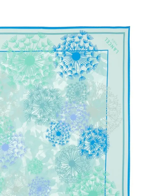 LANCEL Square 70 Firework-print Silk Scarf