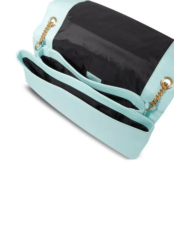 LANCEL Large Leather Crossbody Bag - Blue