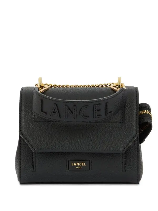 LANCEL Ninon De Leather Flap Bag - Black