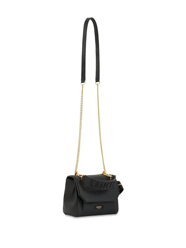 LANCEL Ninon De Leather Flap Bag - Black