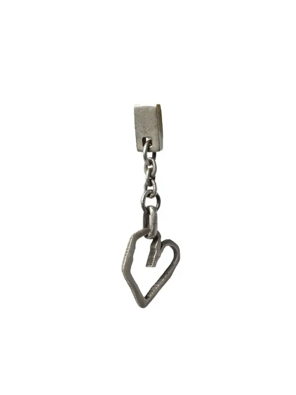 PARTS OF FOUR Jazz's Heart Drop Earring - Silver