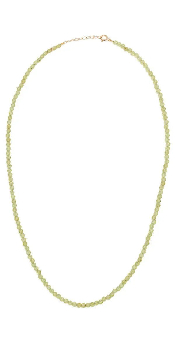 Jia Jia August Beaded Necklace - Peridot