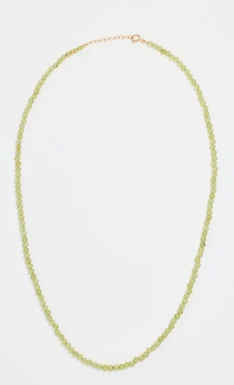 Jia Jia August Beaded Necklace - Peridot