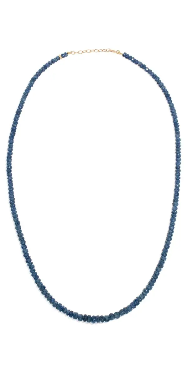 Jia Jia September Beaded Necklace - Sapphire
