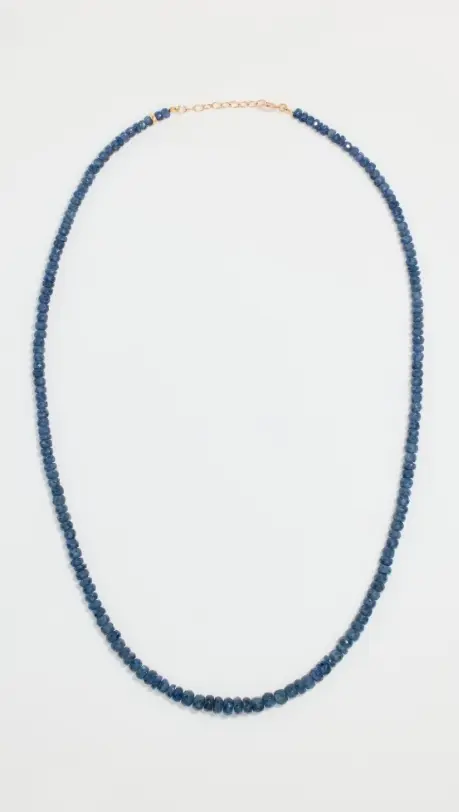 Jia Jia September Beaded Necklace - Sapphire
