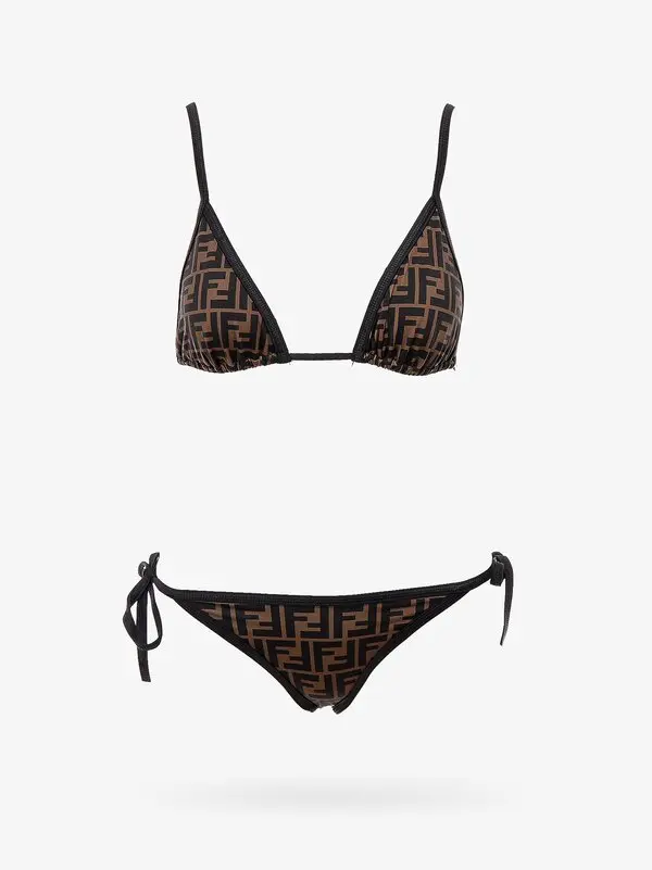 Fendi Ff Logo Bikini - Black | Editorialist