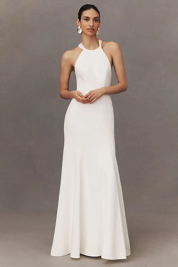 Jenny Yoo Shipley Halter Gown