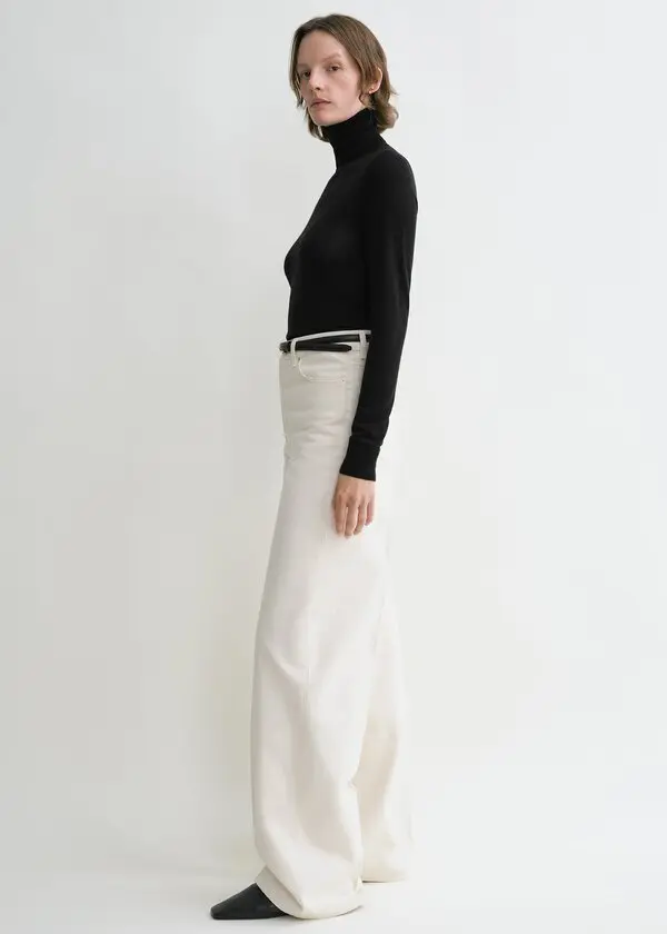 TOTEME High-rise Wide-leg Trousers
