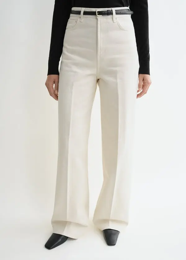 TOTEME High-rise Wide-leg Trousers
