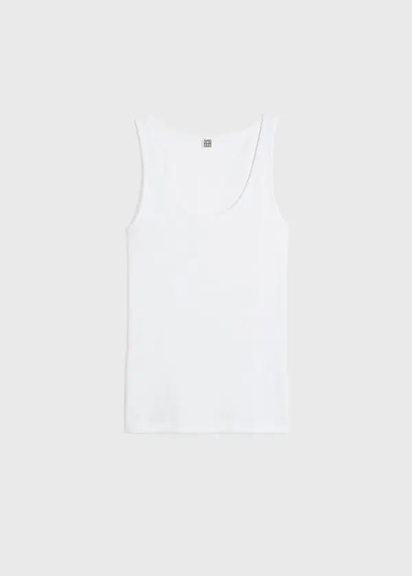TOTEME Classic Rib Tank - White