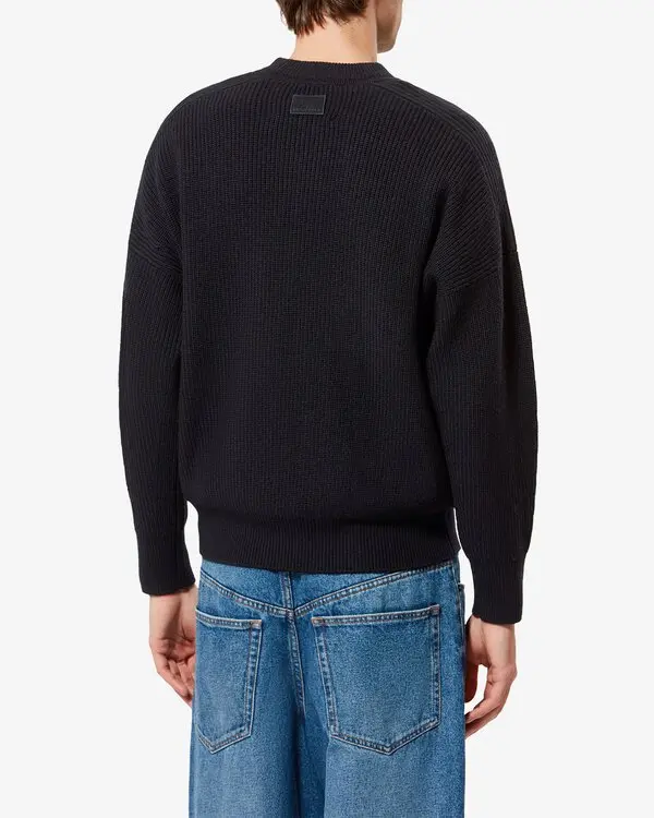 Isabel Marant Barry Merinos Wool Sweater - Midnight