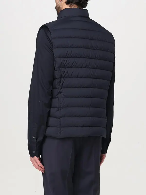MOORER Quilted Vest - Blue