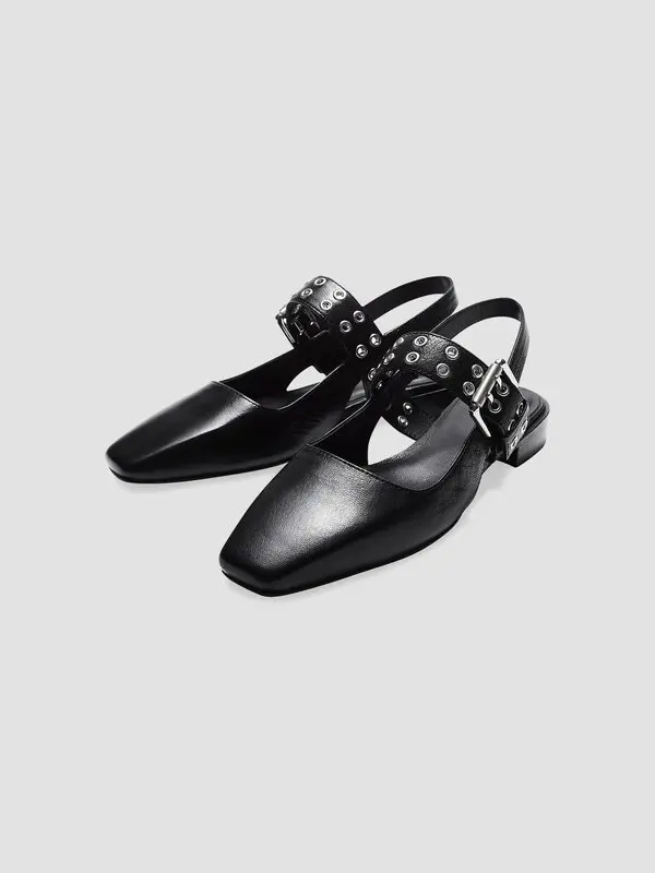 Rag & Bone Astra Leather Slingback Sandals