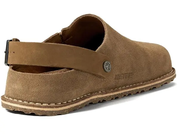 BIRKENSTOCK Lutry 365 Suede Clogs - Green