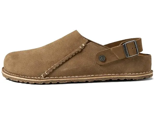 BIRKENSTOCK Lutry 365 Suede Clogs - Green