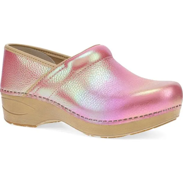 Dansko Xp 2.0 Clog - Pink Iridescent Leather