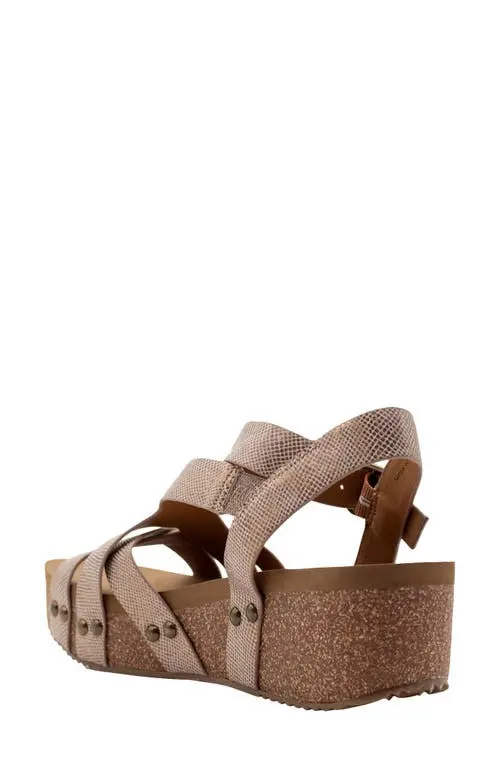 VOLATILE Sand Castle Platform Sandals - Bronze