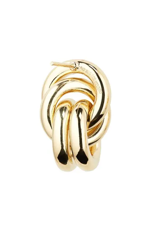 Lié Studio Vera Knot Tie Earrings - 18knsterling Silver